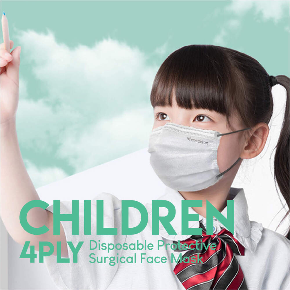 Children 4PLY Disposable Protective Surgical Face Mask | medison.com.my